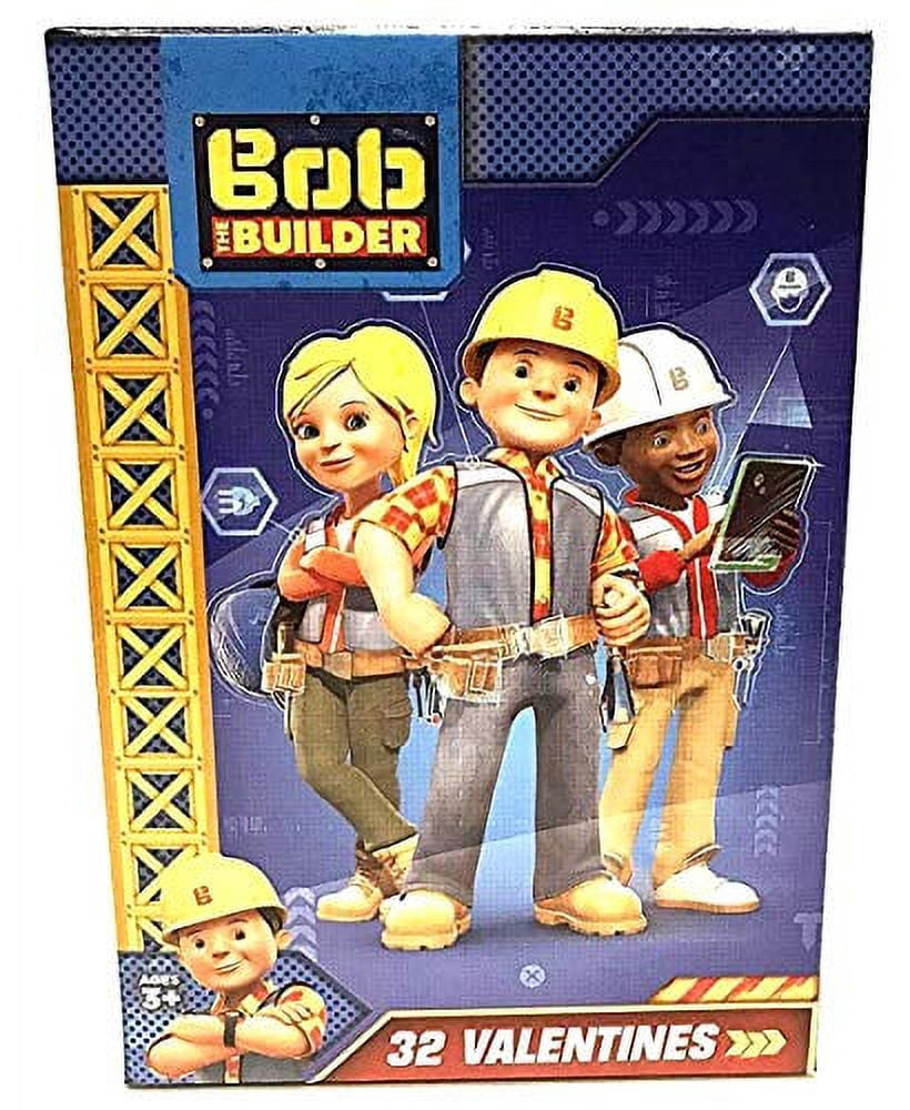 Paper Magic Bob the Builder Valentines (1 Box) 32 Classroom Greeting ...