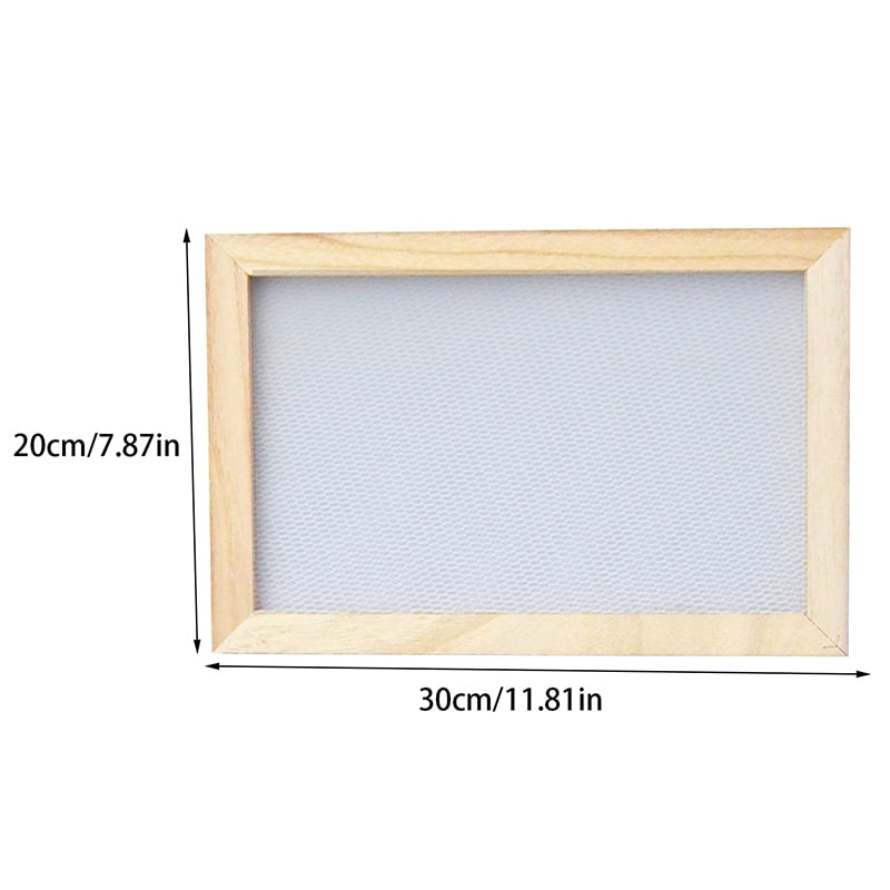 Paper Making Frame Screen DIY Wood Paper Making Papermaking Mould ...