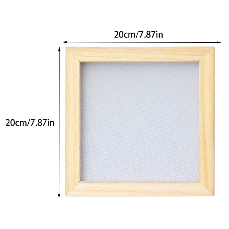 Paper Making Frame Screen DIY Wood Paper Making Papermaking Mould ...