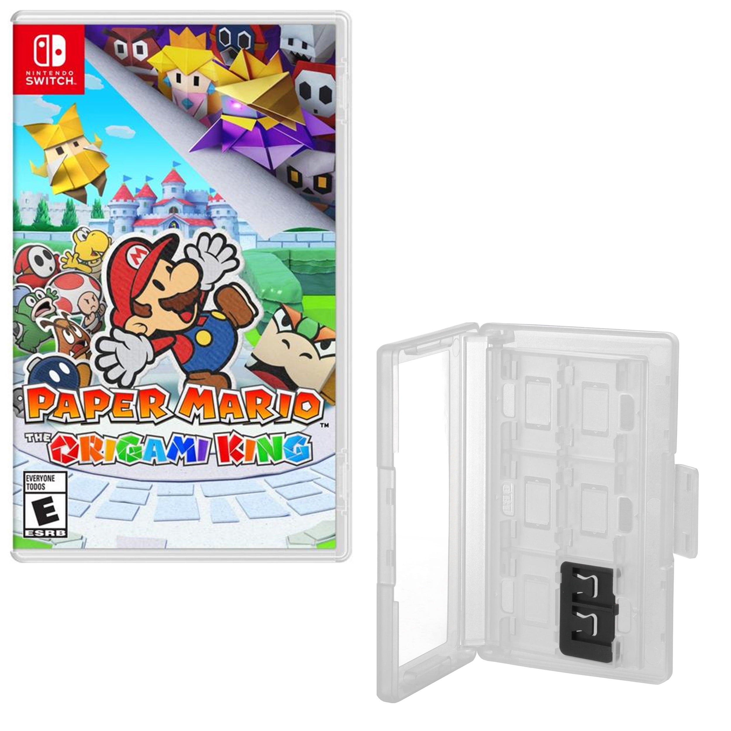 Paper Mario, With Hard Shell 12 Game Caddy for Nintendo Switch ...