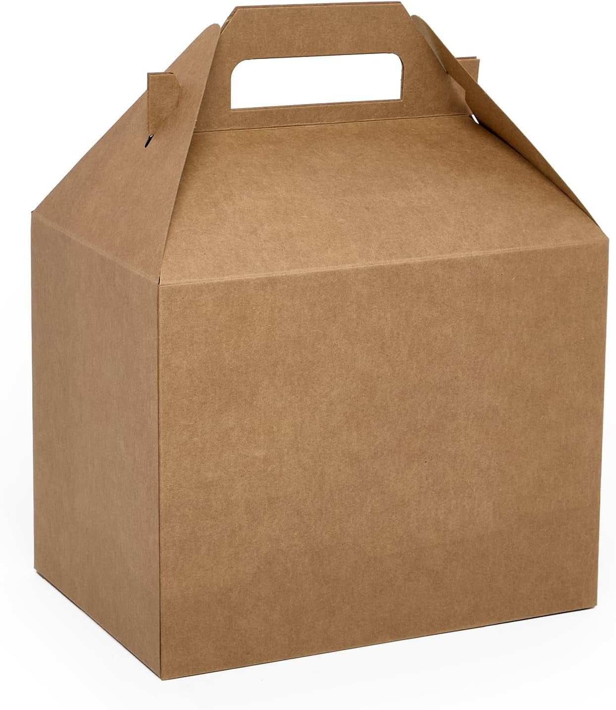 Paper Mart Large Gable Boxes, Pack of 100 Kraft Gable Boxes, 9 x 6 x 6 ...