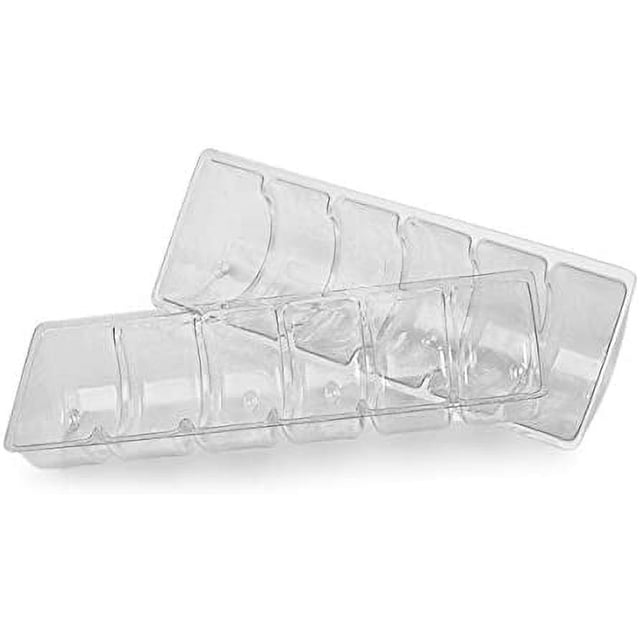 Paper Mart Macarons Plastic Inserts, 6 Cell Tray for Macaron Boxes, 2 ...