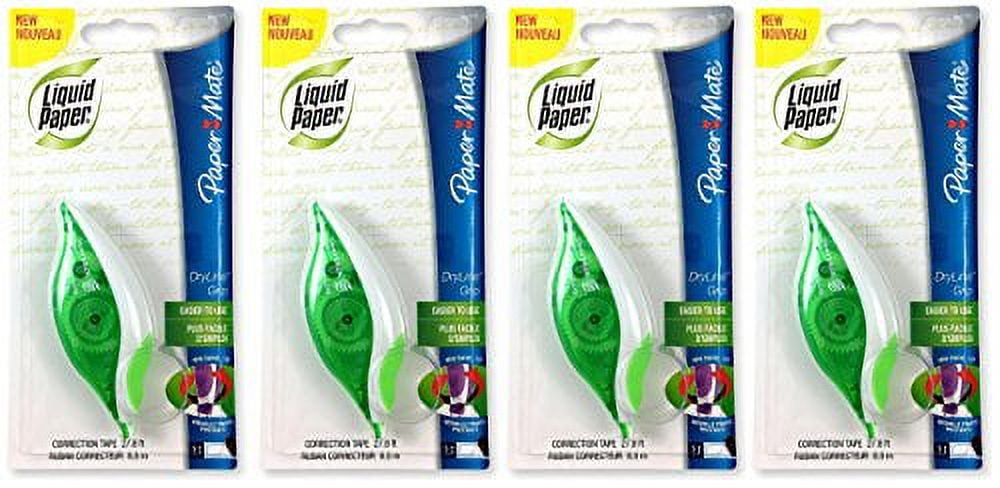 Paper Mate 660415 Liquid Paper DryLine Grip Correction Tape Dispenser ...