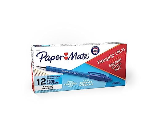 Paper-Mate 9560131 Flexgrip Ultra Retractable Ballpoint Pens, Fine ...