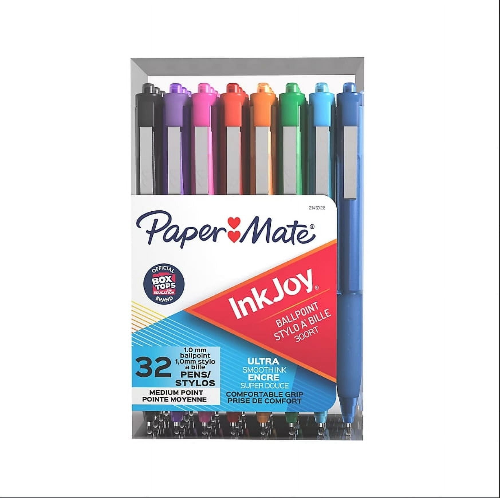 Paper Mate Ballpoint 300RT Pens, 32 ct. - Assorted Colors - Walmart.com