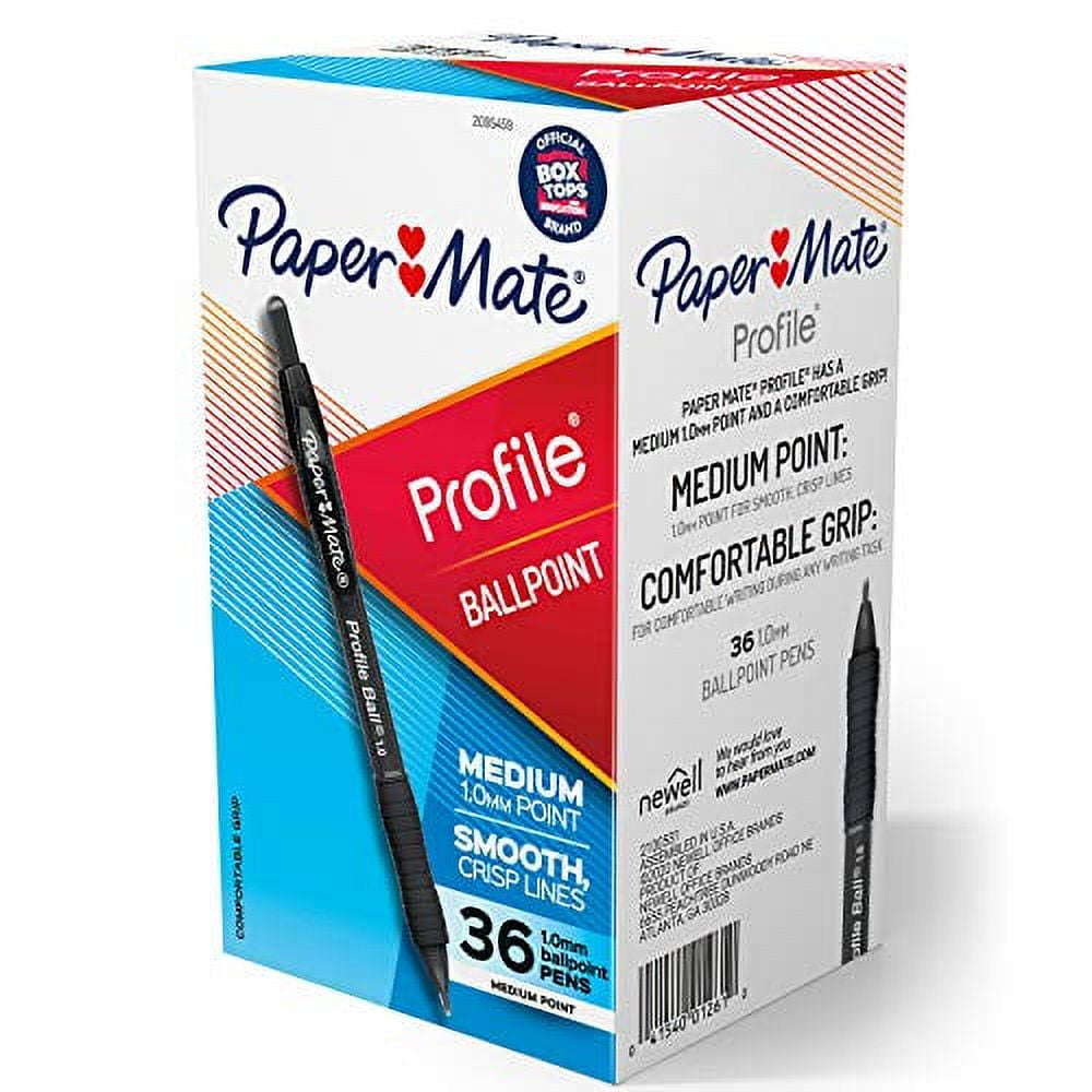 Paper Mate Ballpoint Pen, .. Profile Retractable Pen, Medium .. Point ...