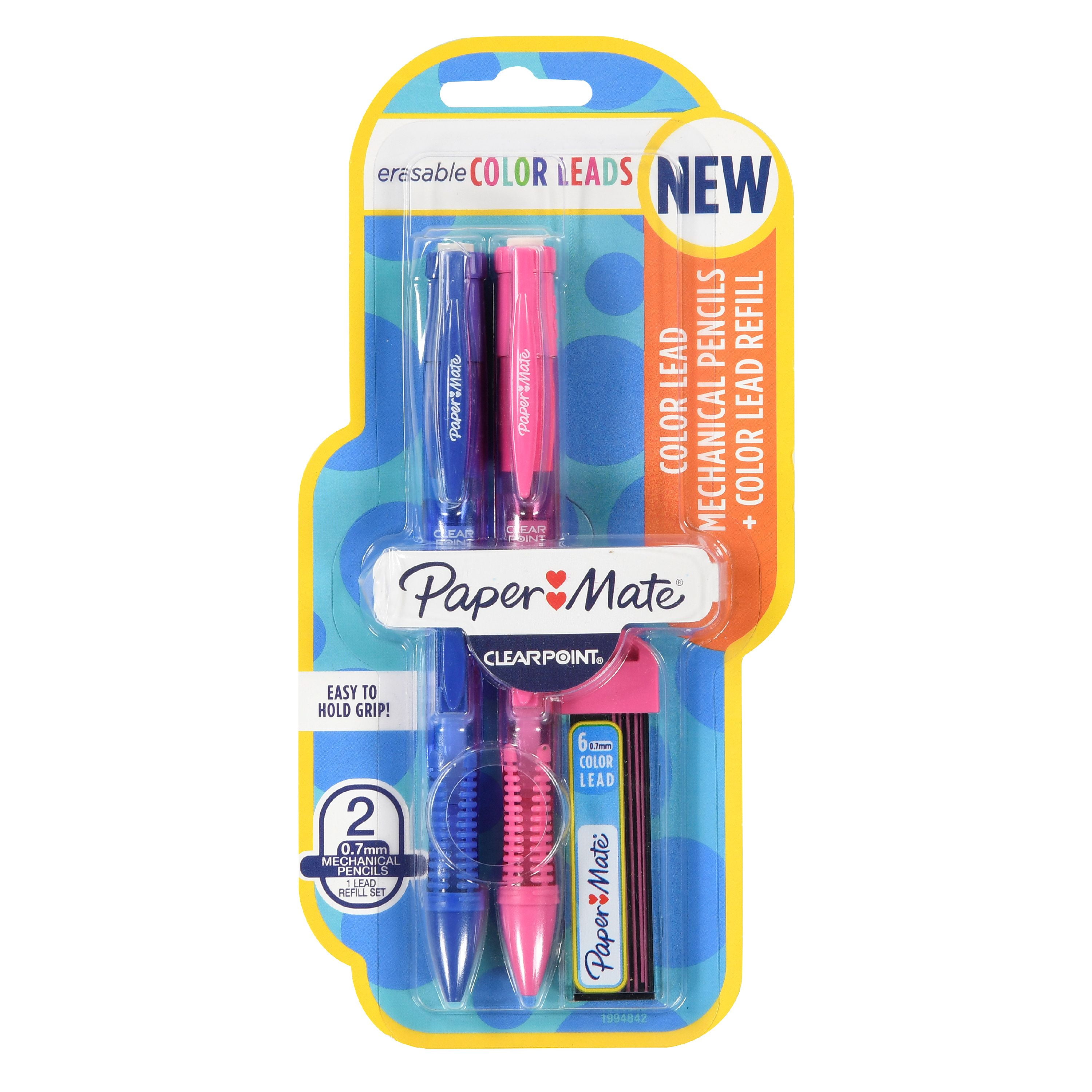 Paper Mate Clearpoint Color Leads Mechanical Pencils and Refills, 0.7mm ...