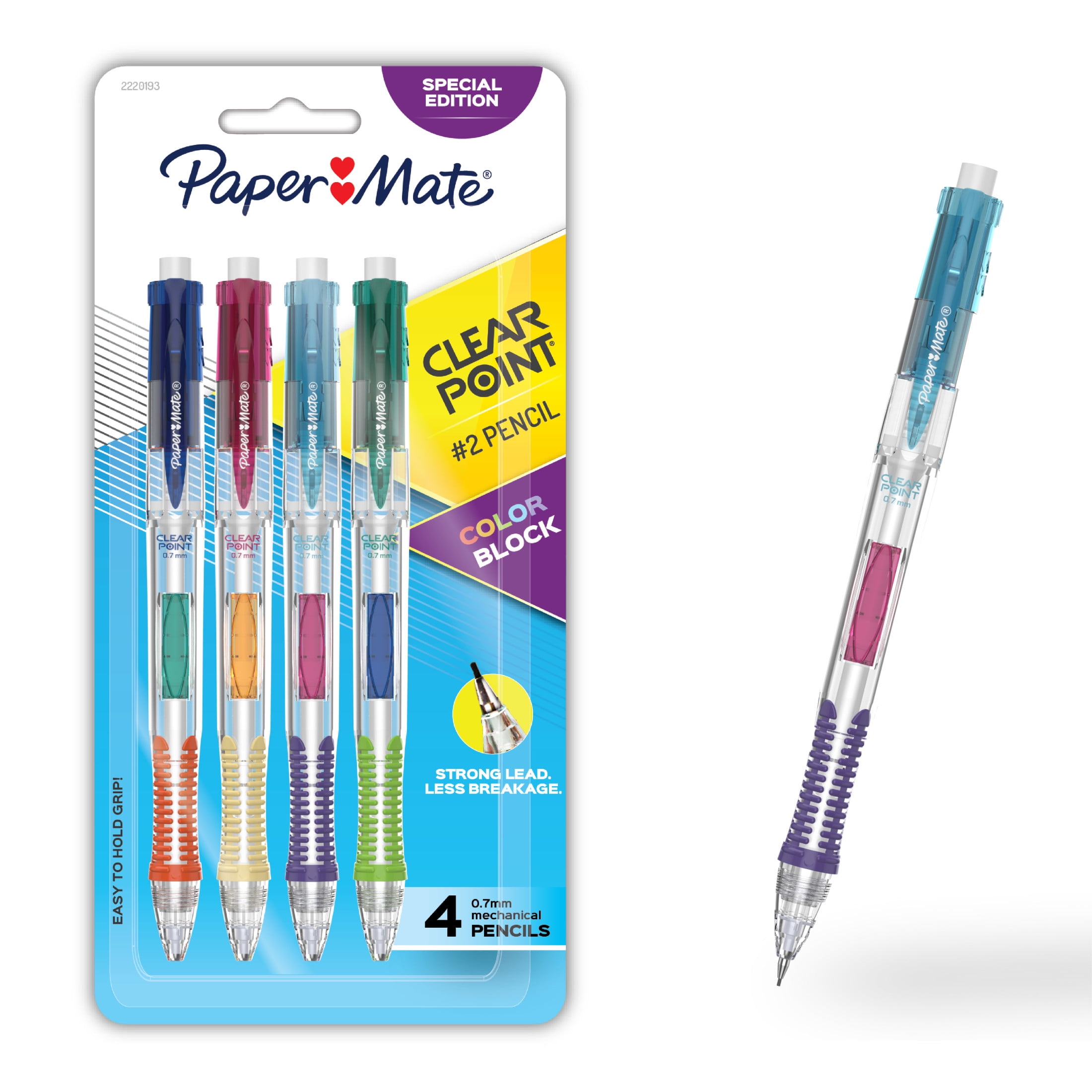 Paper Mate Clearpoint Mechanical Pencil, Color Block Special Edition ...