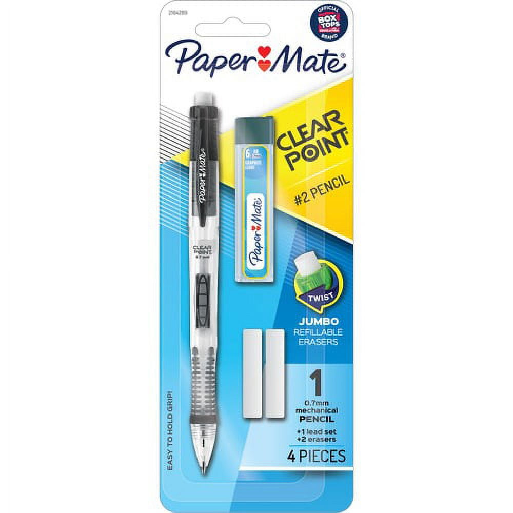 Paper Mate Clearpoint Mechanical Pencils - 0.7 mm Lead Diameter - Black ...