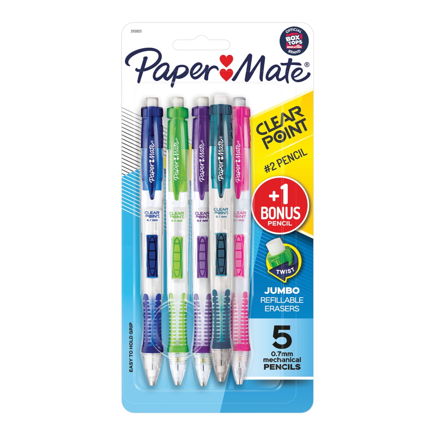 Paper Mate Clearpoint Mechanical Pencils, 0.7mm, HB #2, 5 Count ...