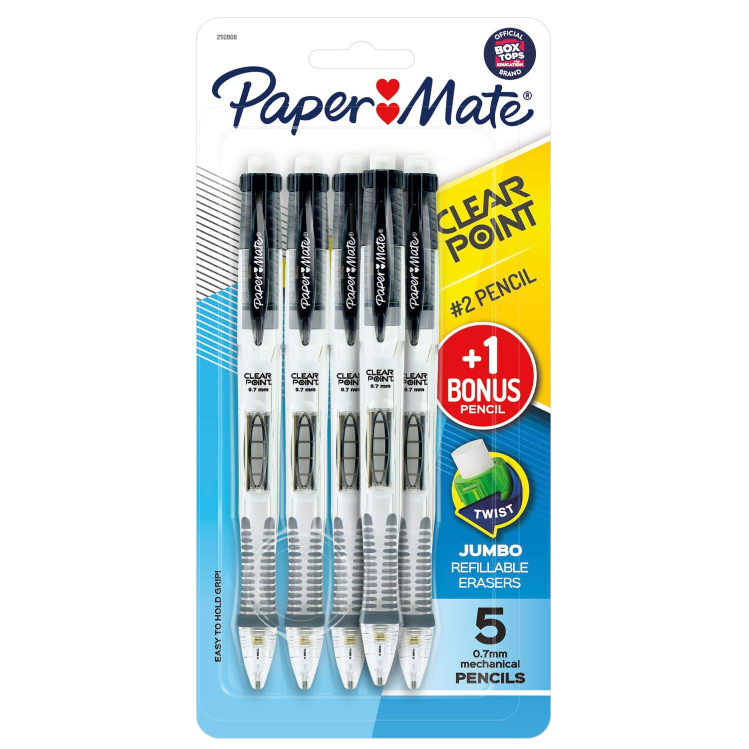 Paper Mate Clearpoint Mechanical Pencils, HB #2 Lead (0.7mm), Includes ...
