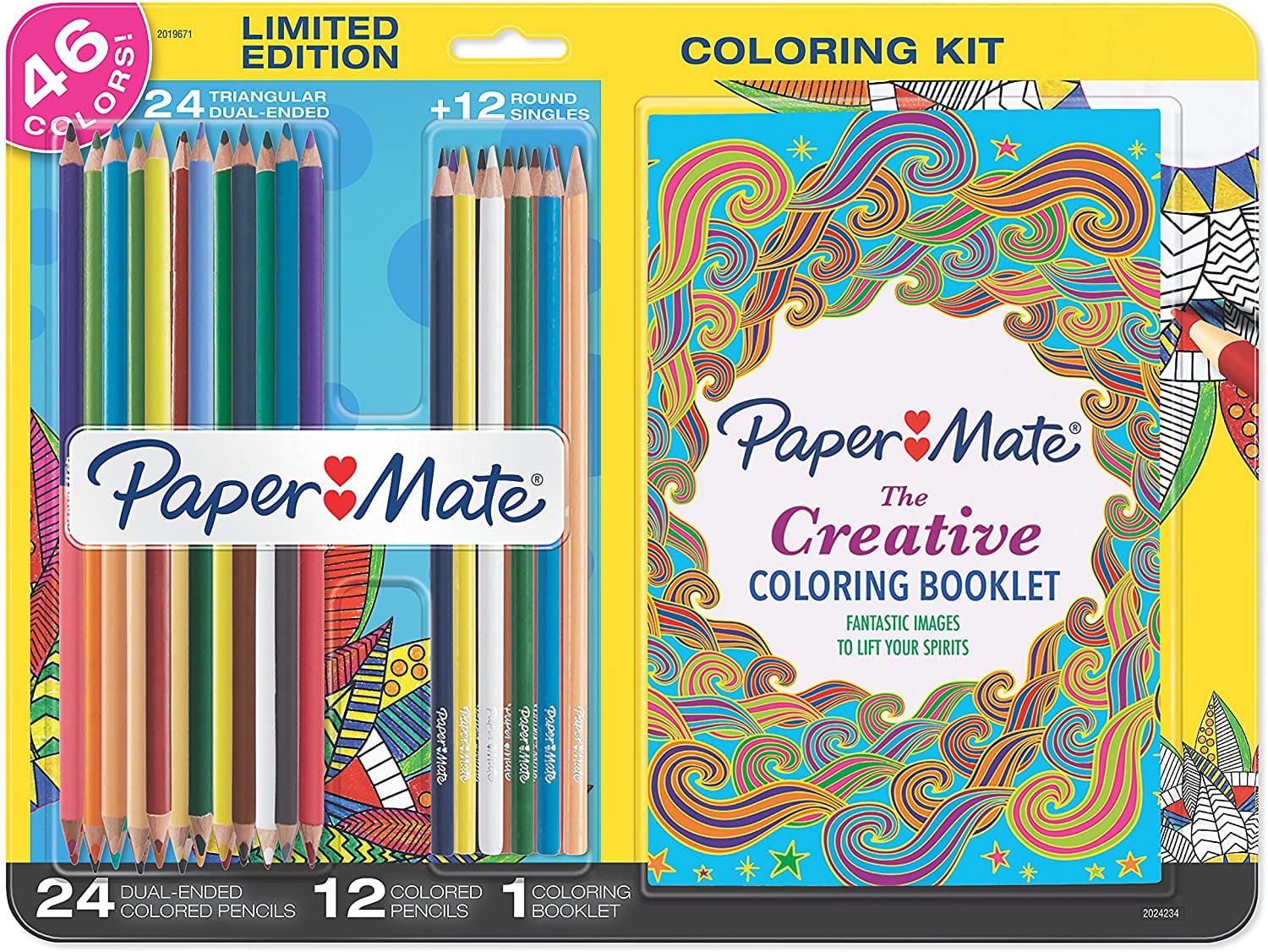 Paper Mate Adult Coloring Kit: Blend Craft Colored Pencils, Single ...