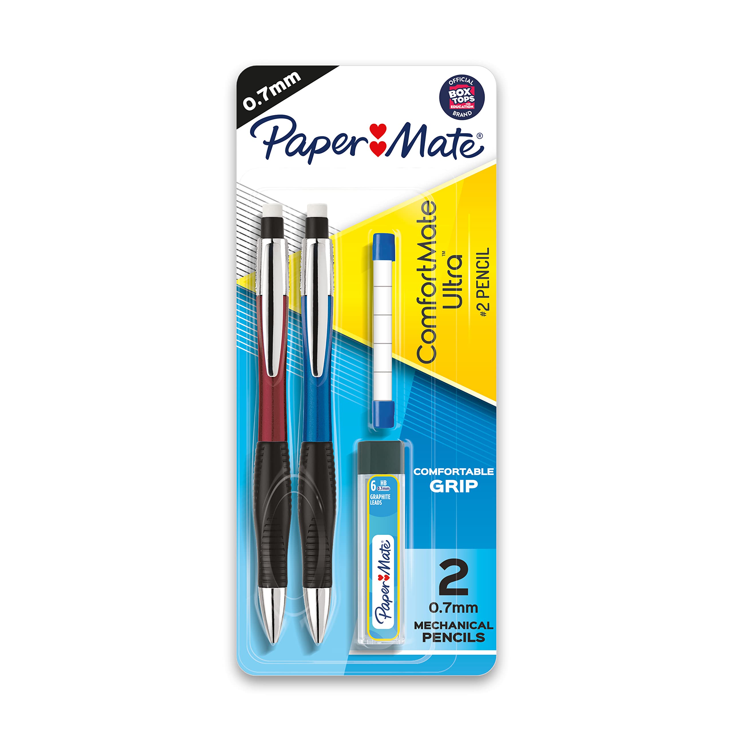 Paper Mate Comfort Mate Ultra Mechanical Pencil Set, 0.7mm, HB #2 ...