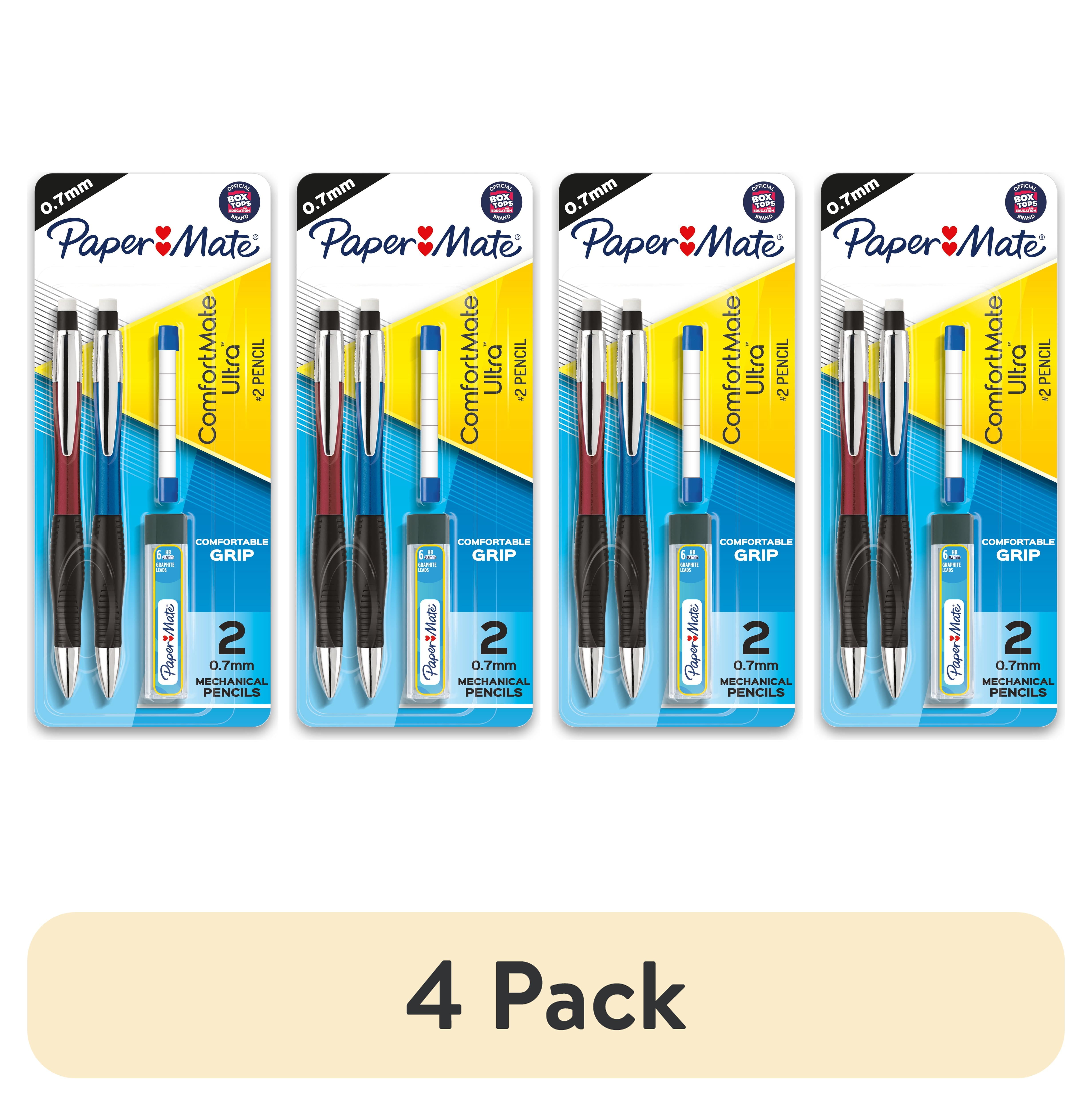 (4 pack) Paper Mate Comfort Mate Ultra Mechanical Pencil Set, 0.7mm, HB ...