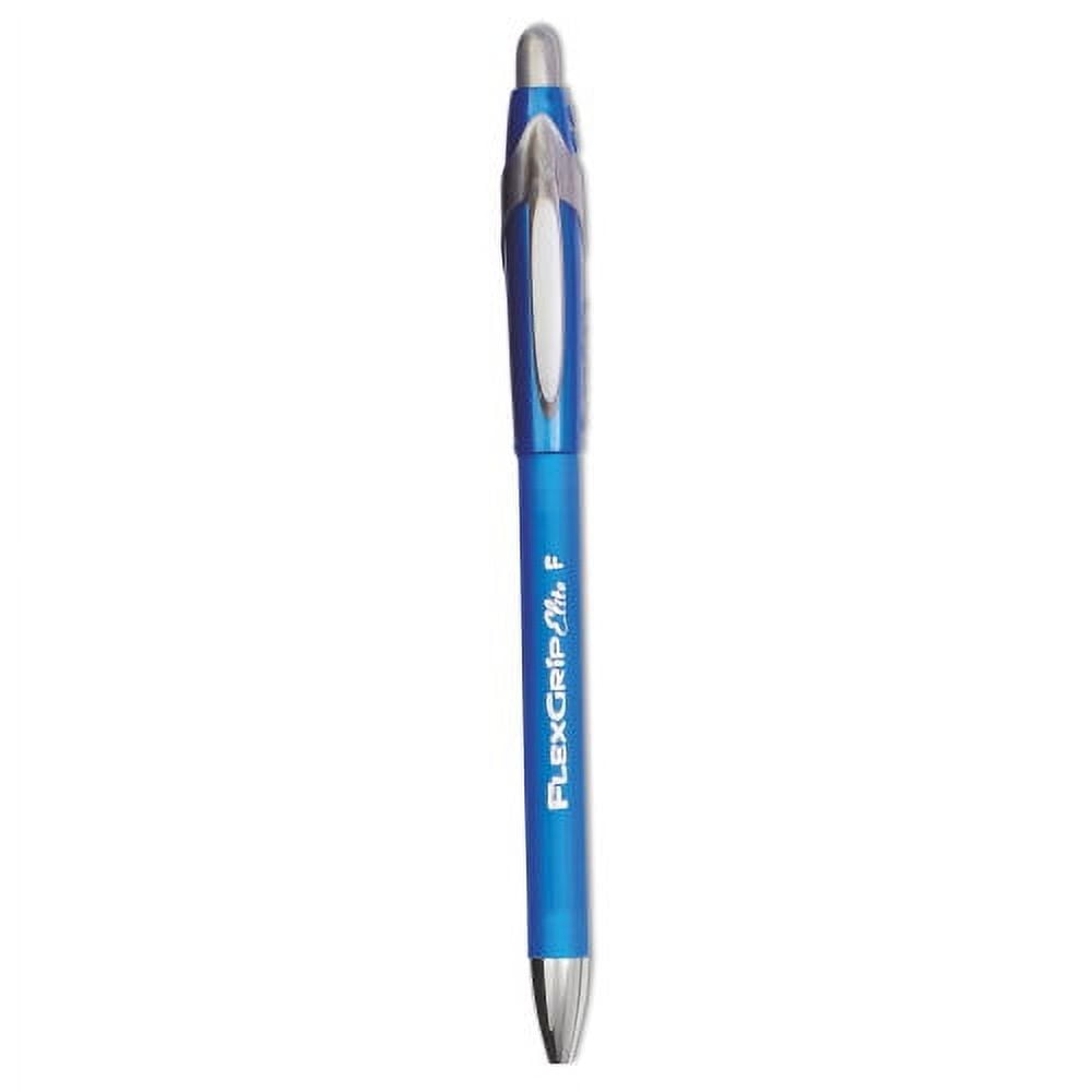Paper Mate FlexGrip Elite Ballpoint Pen, Retractable, Fine 0.8 mm, Blue ...