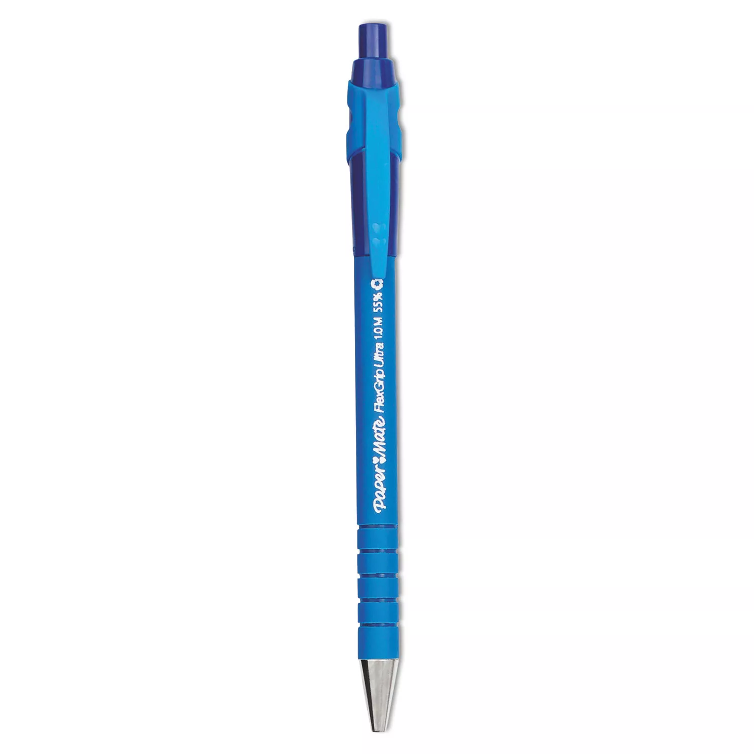 Paper Mate FlexGrip Ultra Recycled Ballpoint Retractable Pen Blue Ink ...