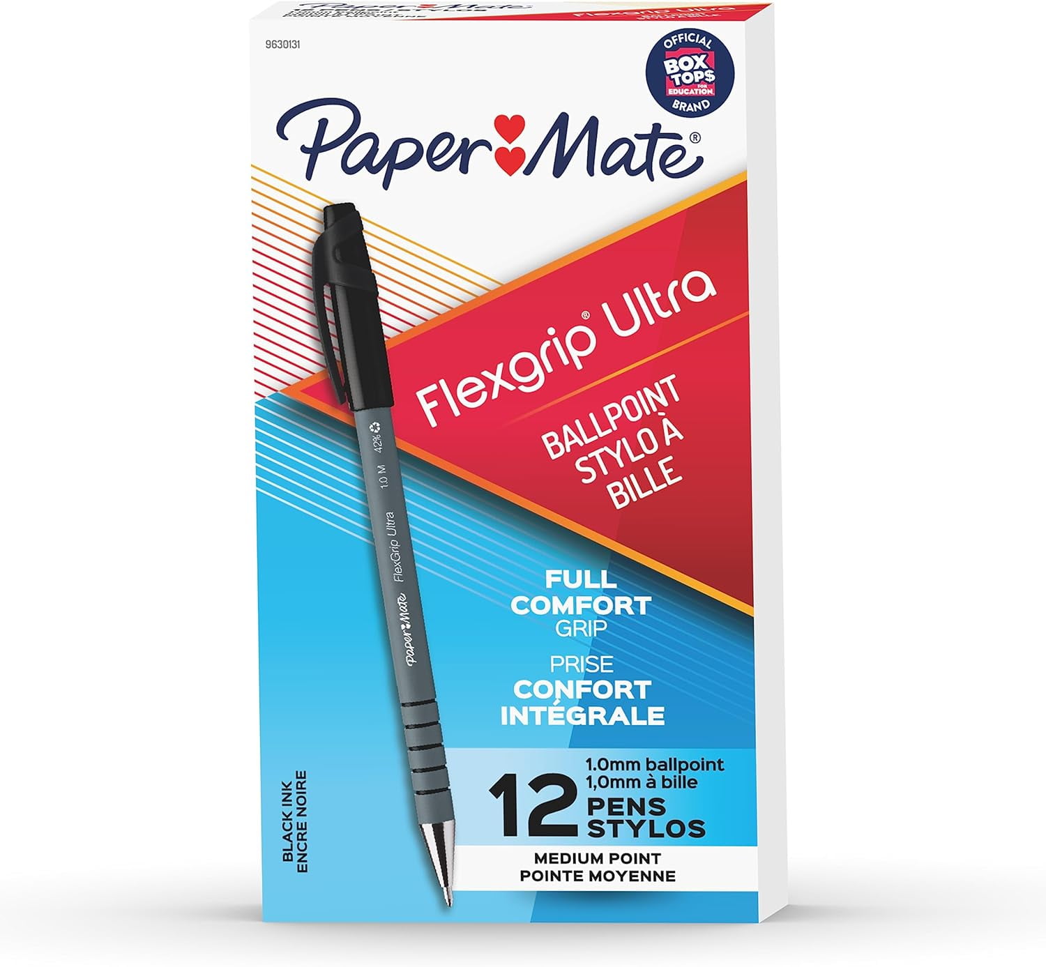 Paper Mate Flexgrip Ultra Stick Medium Point Ballpoint Pen, 12-Count ...
