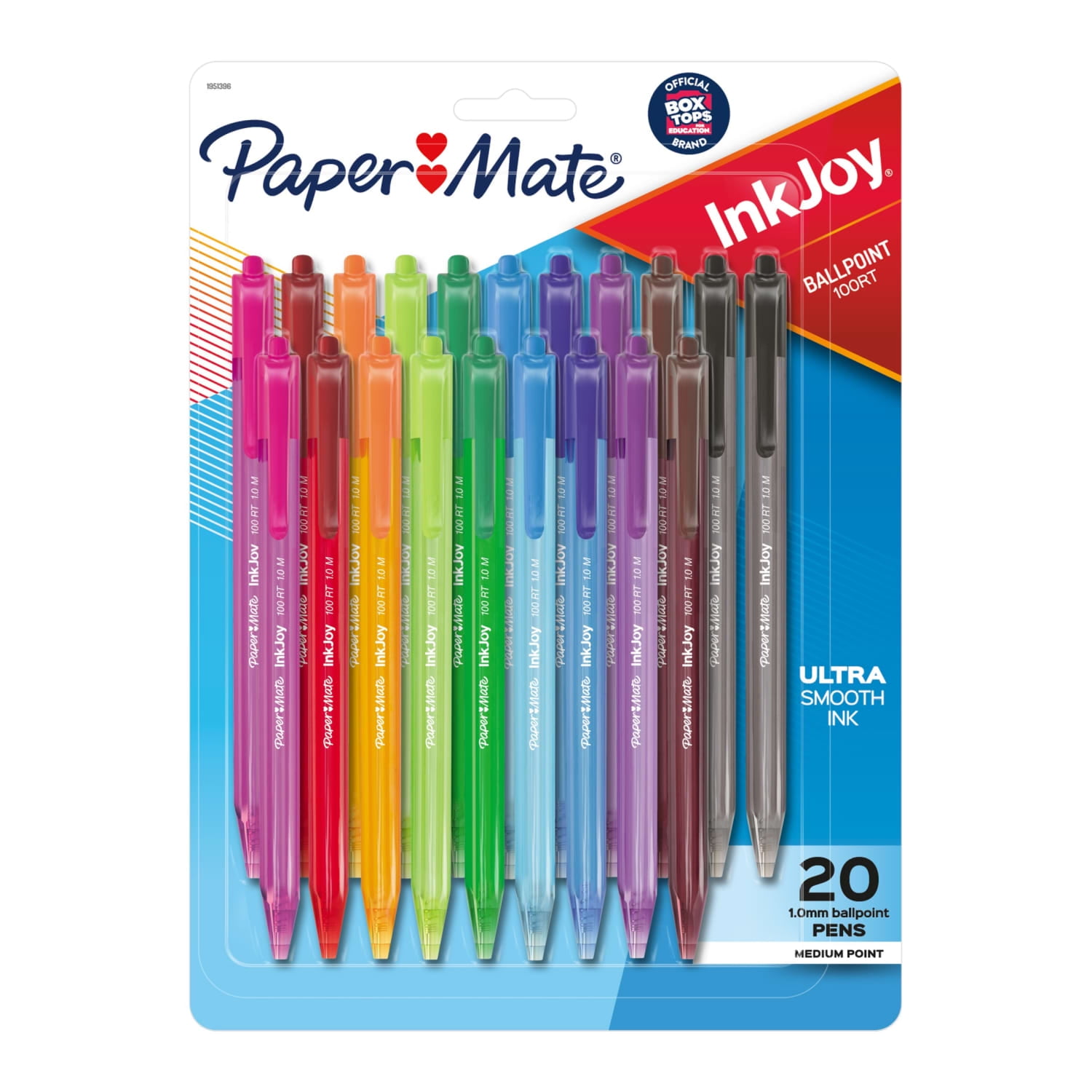 Paper Mate, InkJoy Ballpoint Pens, 20ct, Medium Point 1.0mm, Assorted ...