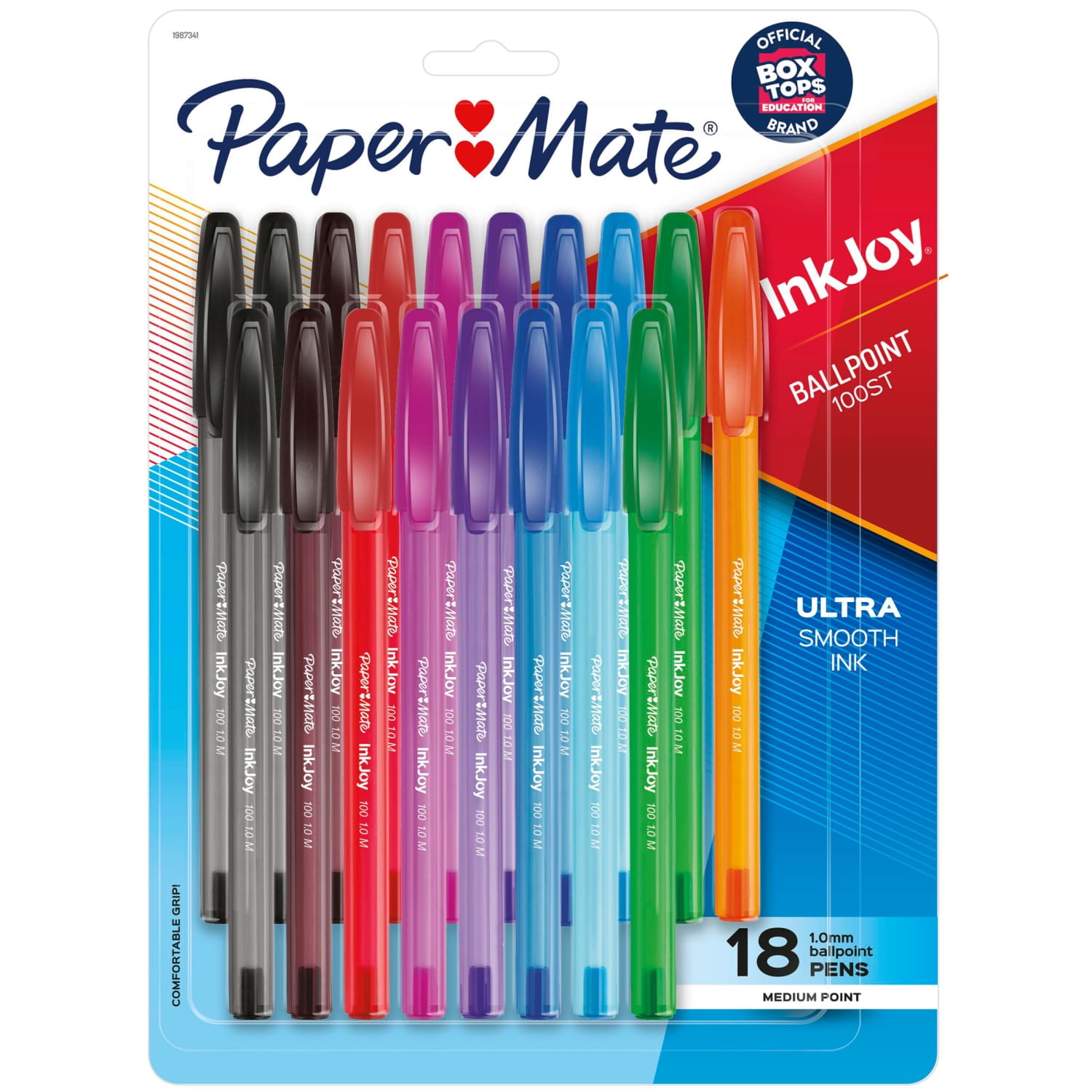 Paper Mate InkJoy 100ST Ballpoint Pens Assorted Colors 1.0mm Medium ...
