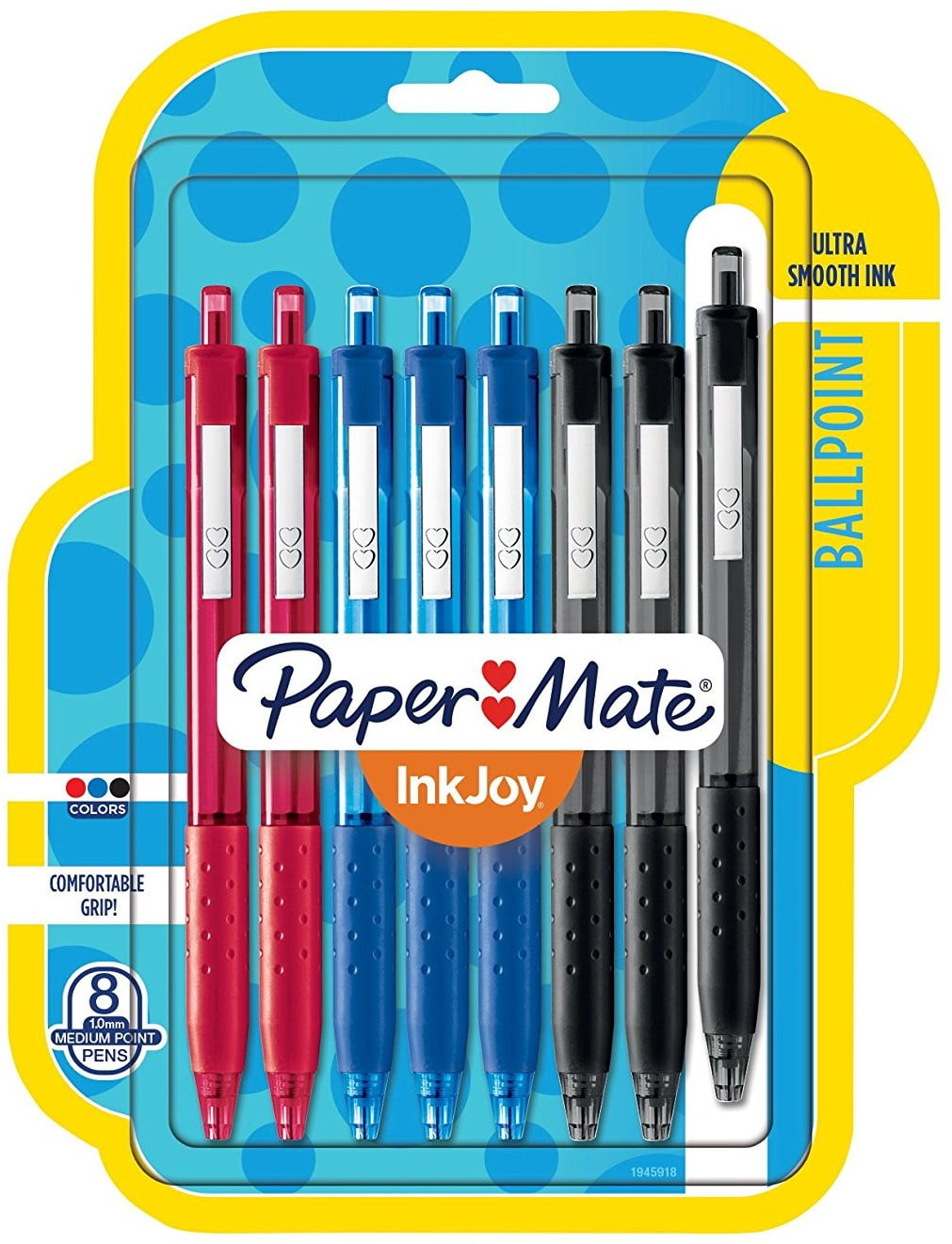 Paper Mate, Ballpoint Pen, InkJoy 300 RT, Assorted Colors 8 pk ...
