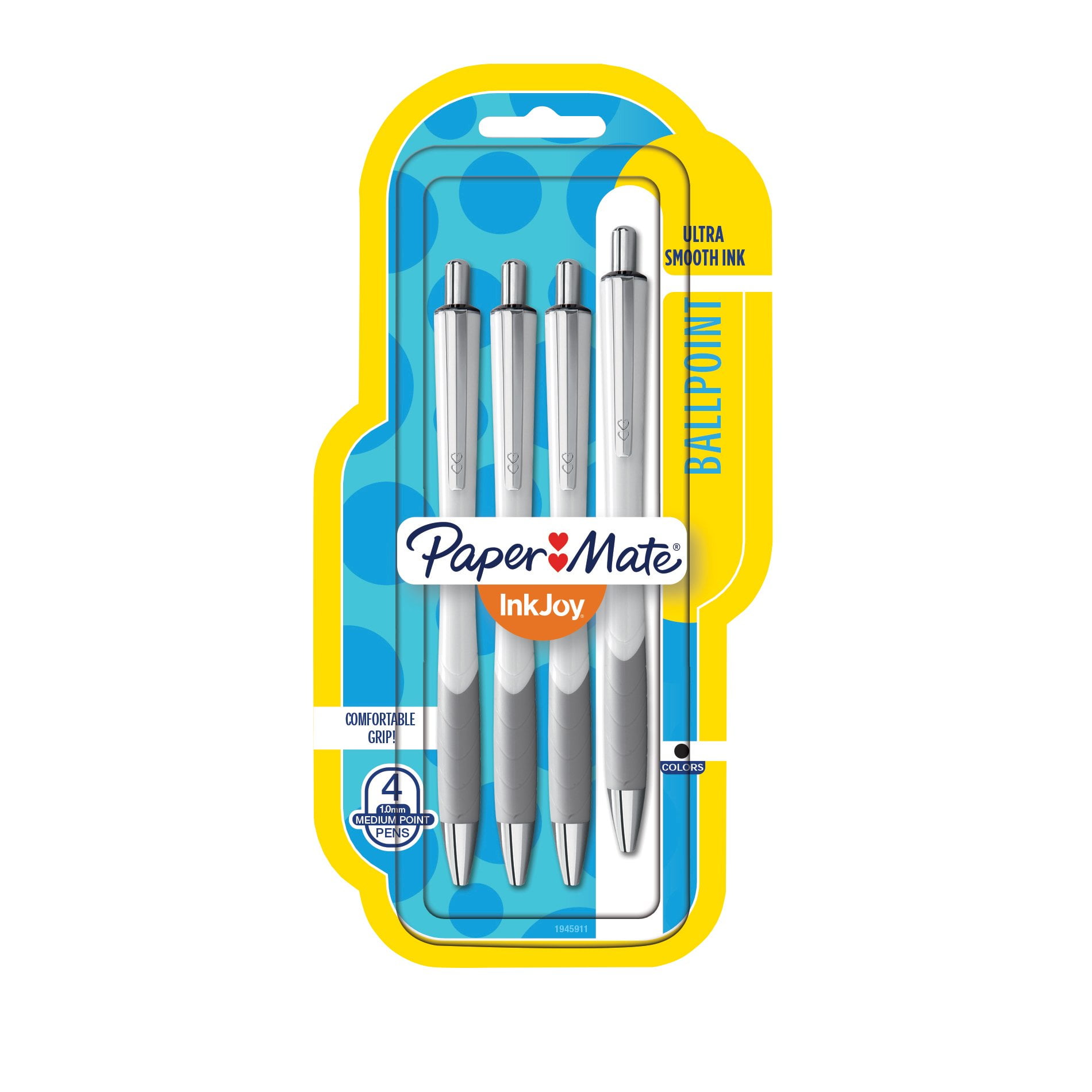 Paper Mate InkJoy 700RT Retractable Ballpoint Pens, Medium Point, White ...