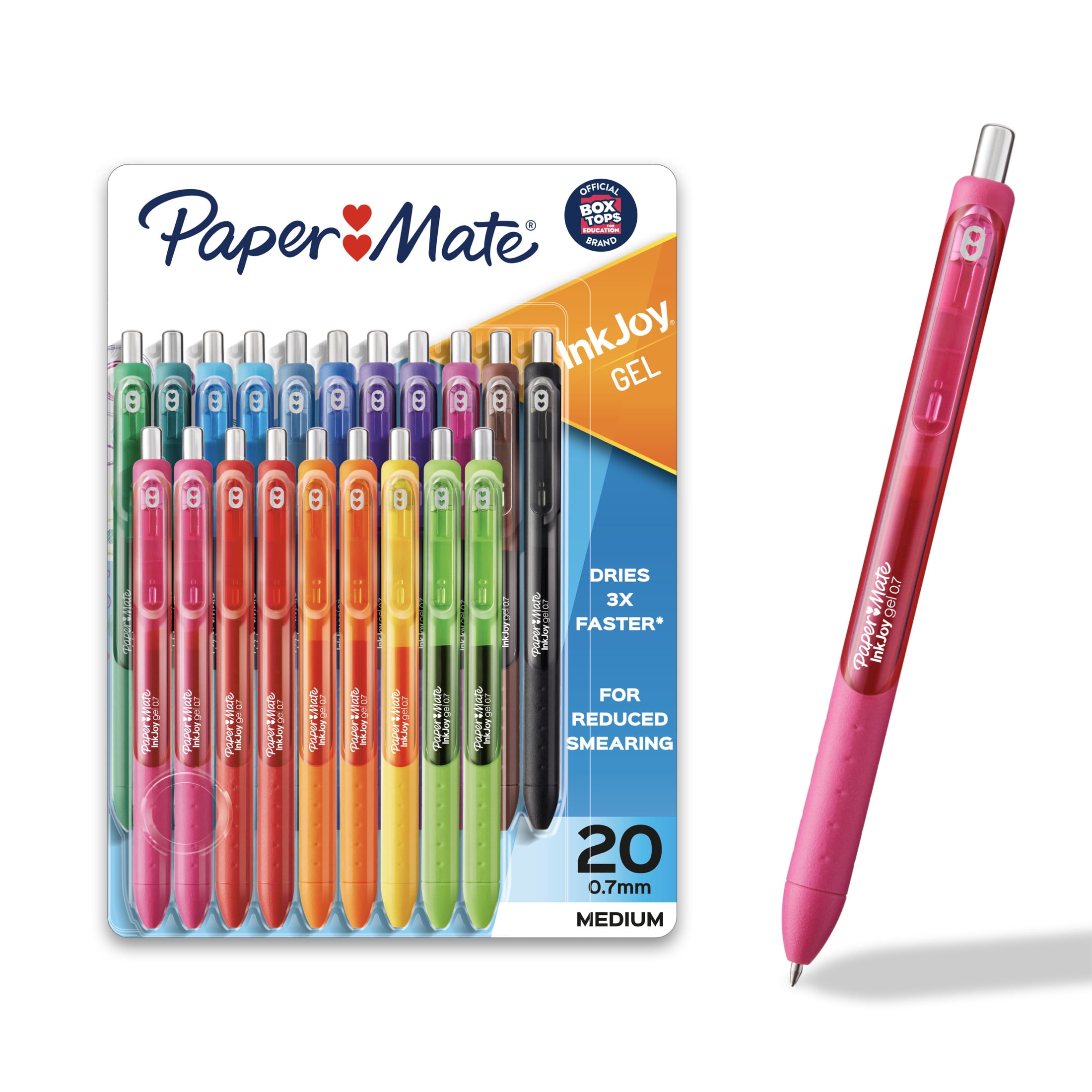 Paper Mate InkJoy Colorful Gel Pens, Medium Point, Assorted Colors, 20 ...