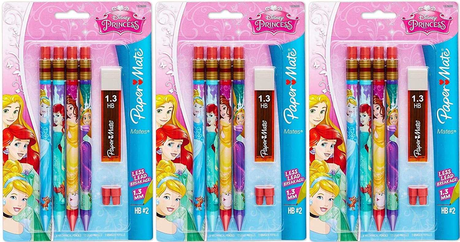 Paper Mate Mates Disney Princess Mechanical Pencil, 4-Pack (1928096 ...