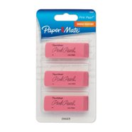 BAZIC Pink Eraser, Latex Free Bevel Erasers Block Design (4/Pack), 1 ...
