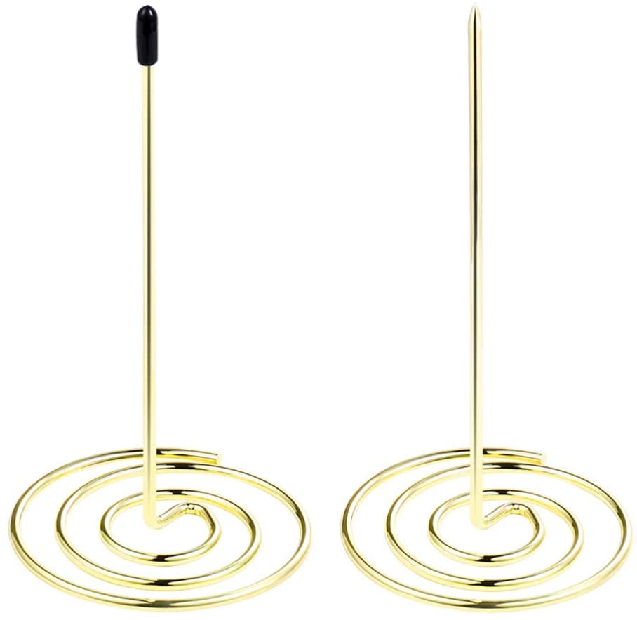 Paper Memo Holder 2 Pcs, Menu Summons Forks Metal Receipt Note Spike ...