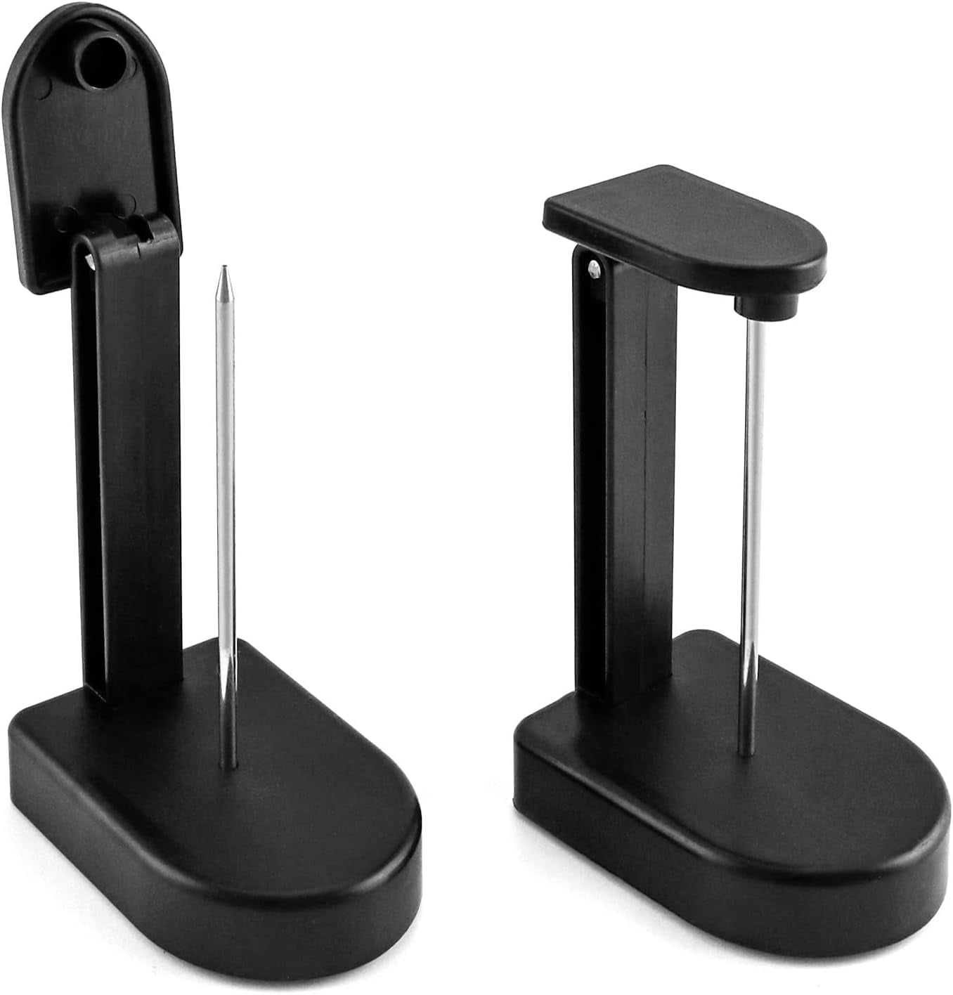 Paper Memo Holder Receipt Holder, 2 Packs Black Receipt Invoice Spike ...