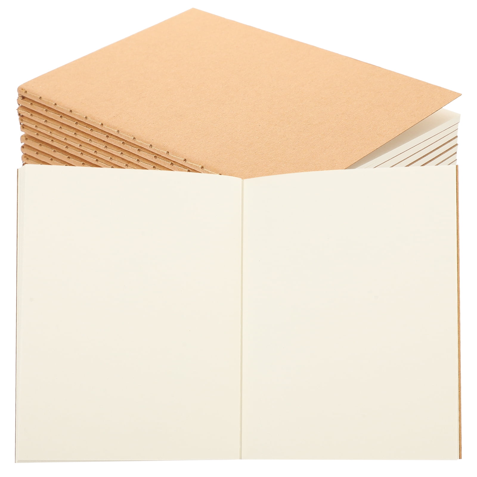 Yardwe Very Small Notebook Kraft Paper Beige 12Pcs - Walmart.com
