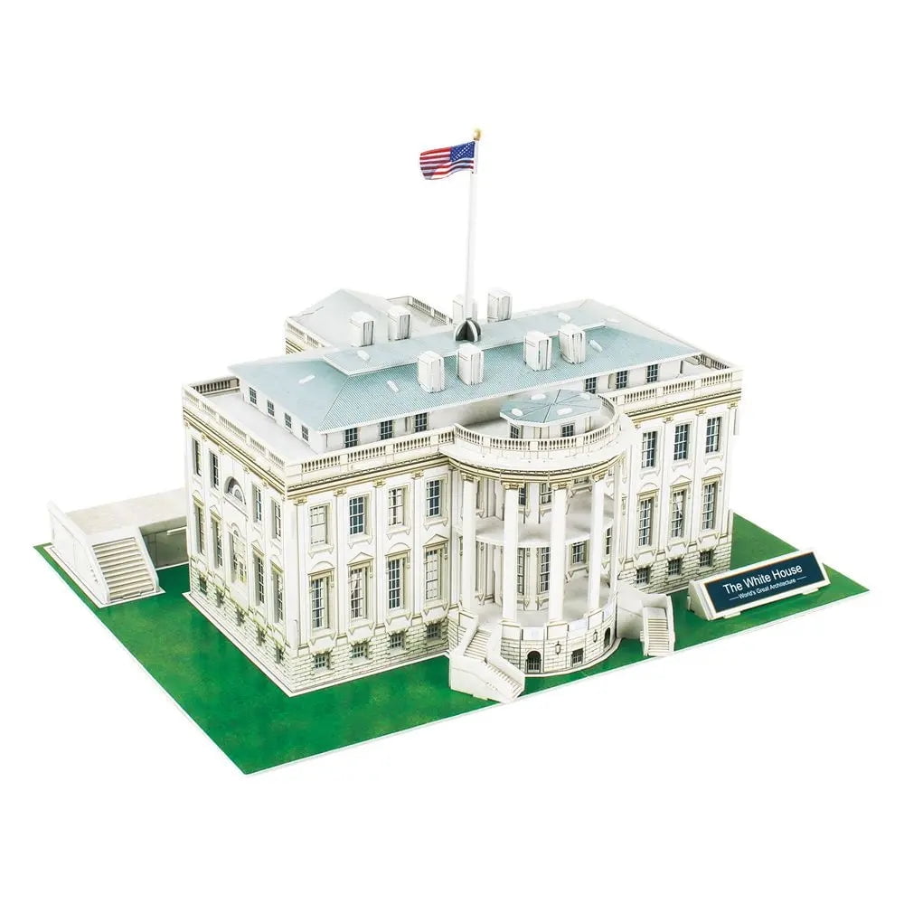 Paper Model Building Kit White House C060. Papercraft 3D Puzzle ...