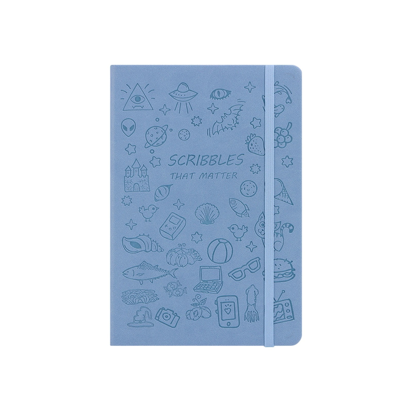 Paper Notebook A5 Stamped Cute Cartoons Softcover Diary with Elastic ...