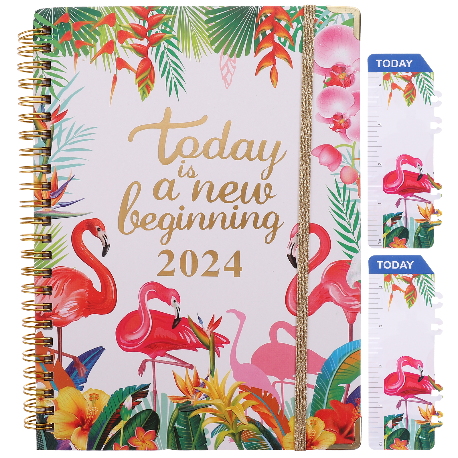 Paper Notepads 2024 English A5 Loose-leaf Coil Planning Week Schedule ...