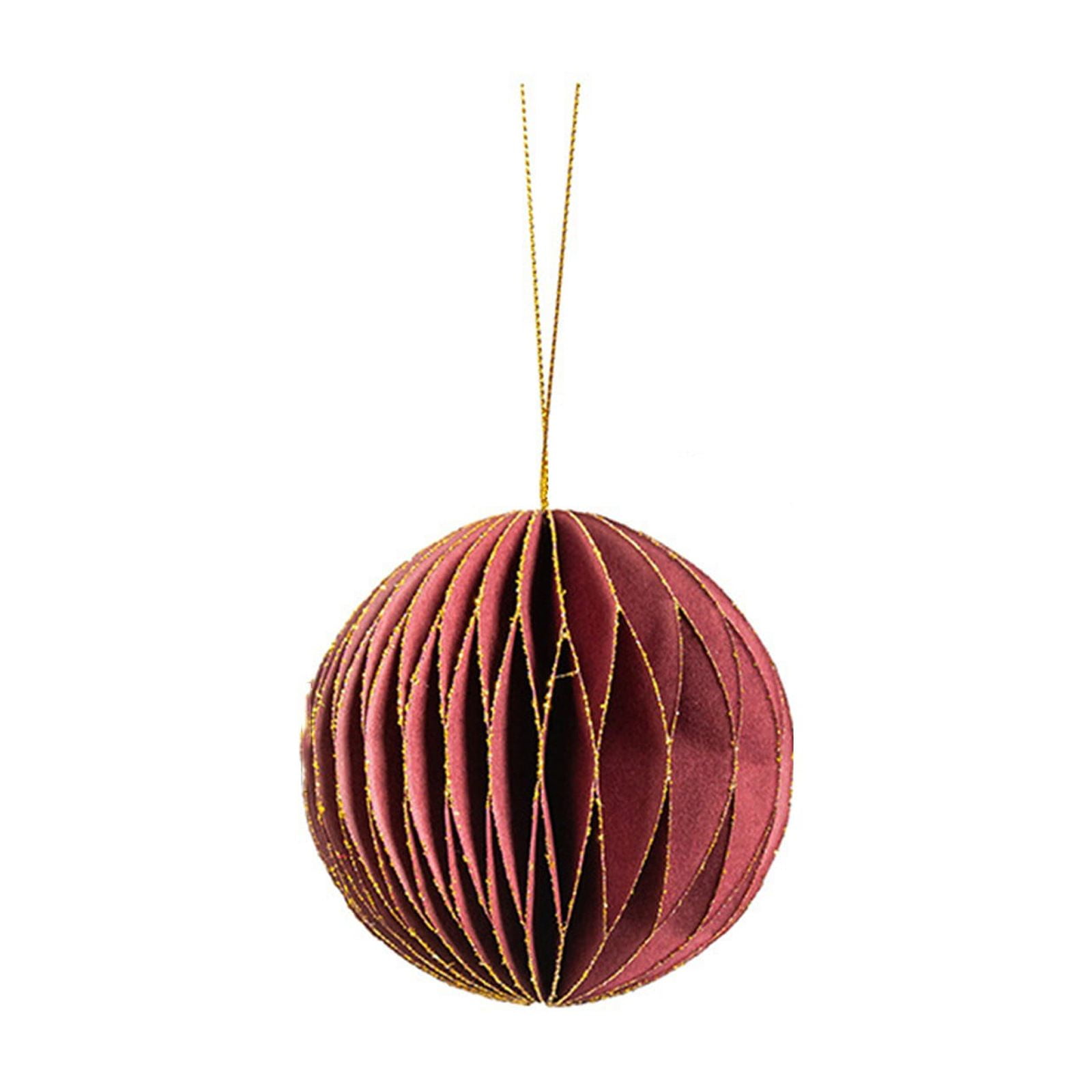 Paper Ornaments for Christmas Tree,Christmas Party Decorations,3D Mini ...