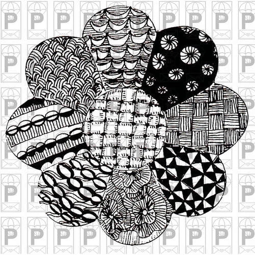 Paper Parachute Cling Rubber Stamps, 4" x 7" - Walmart.com