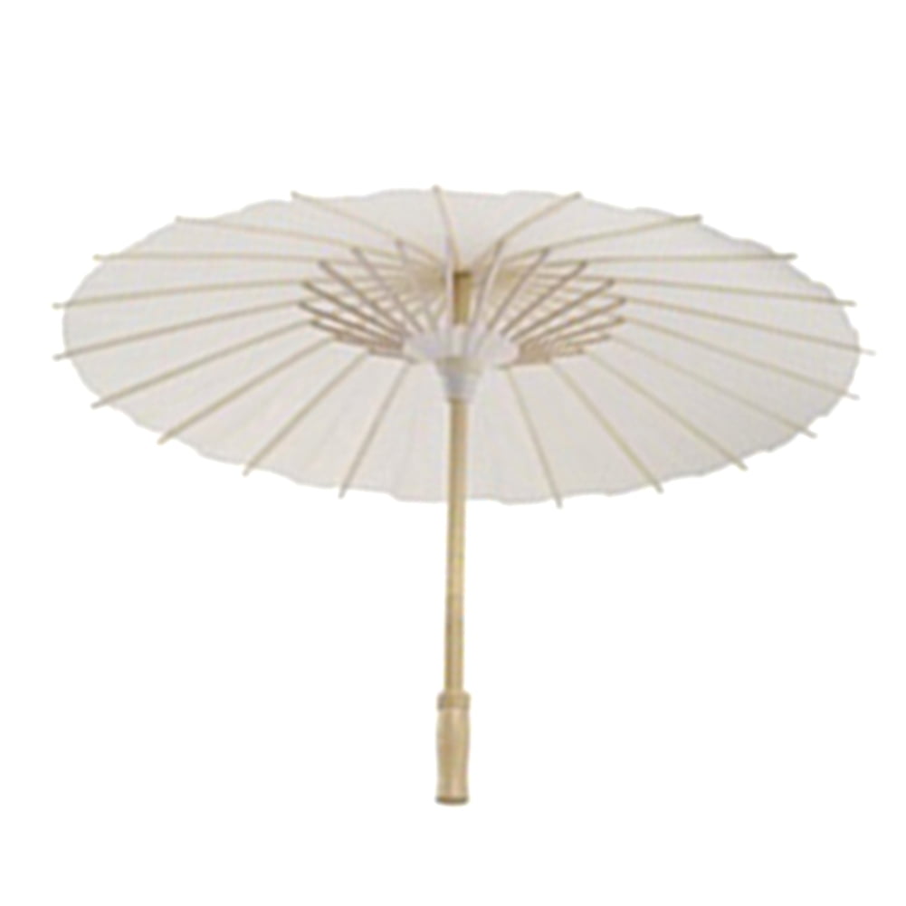 Paper Parasol Beach Umbrella White DIY Umbrella Photography Props for ...