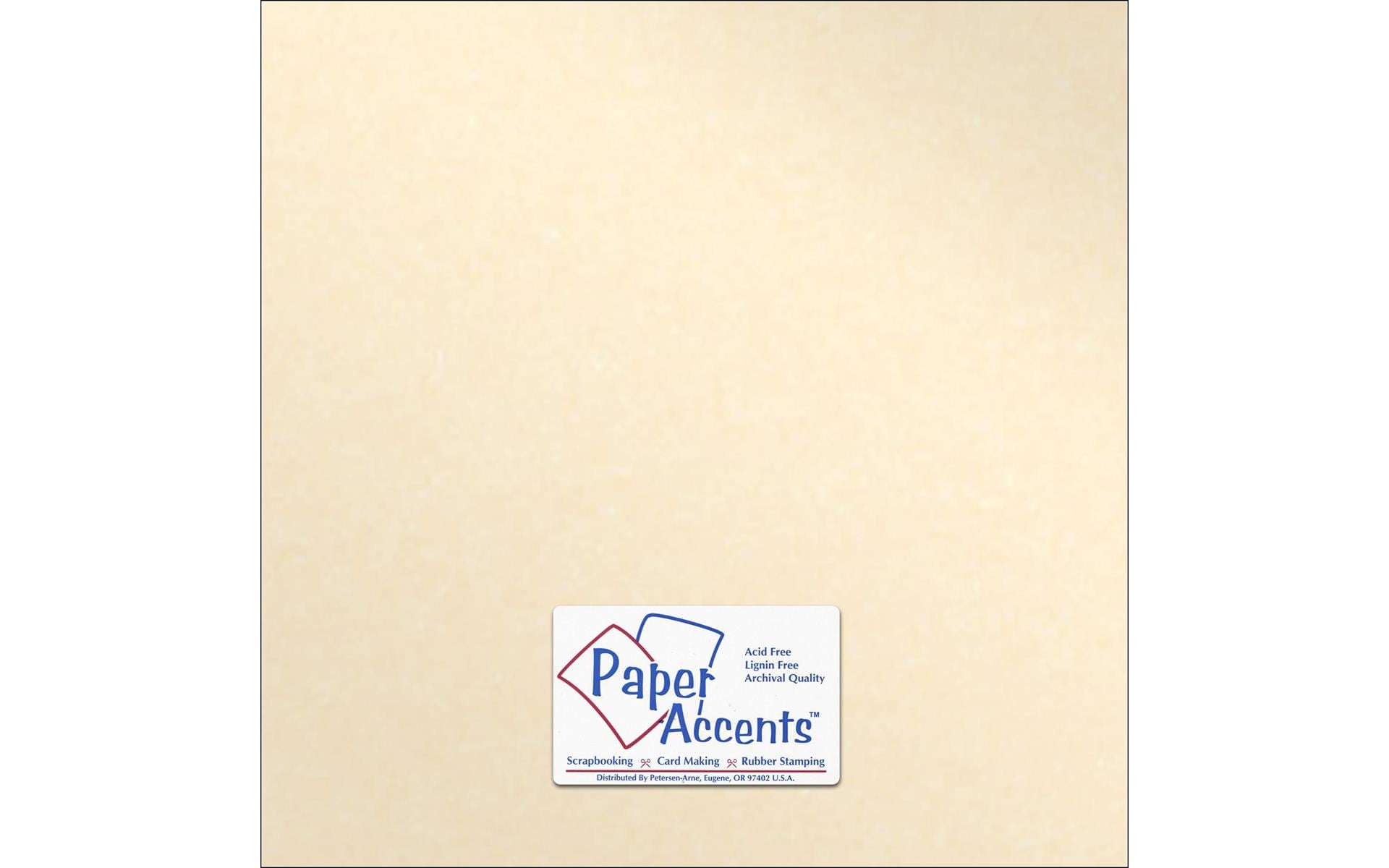 Paper Pearlized 12x12 80lb Cameo 5pc - Walmart.com
