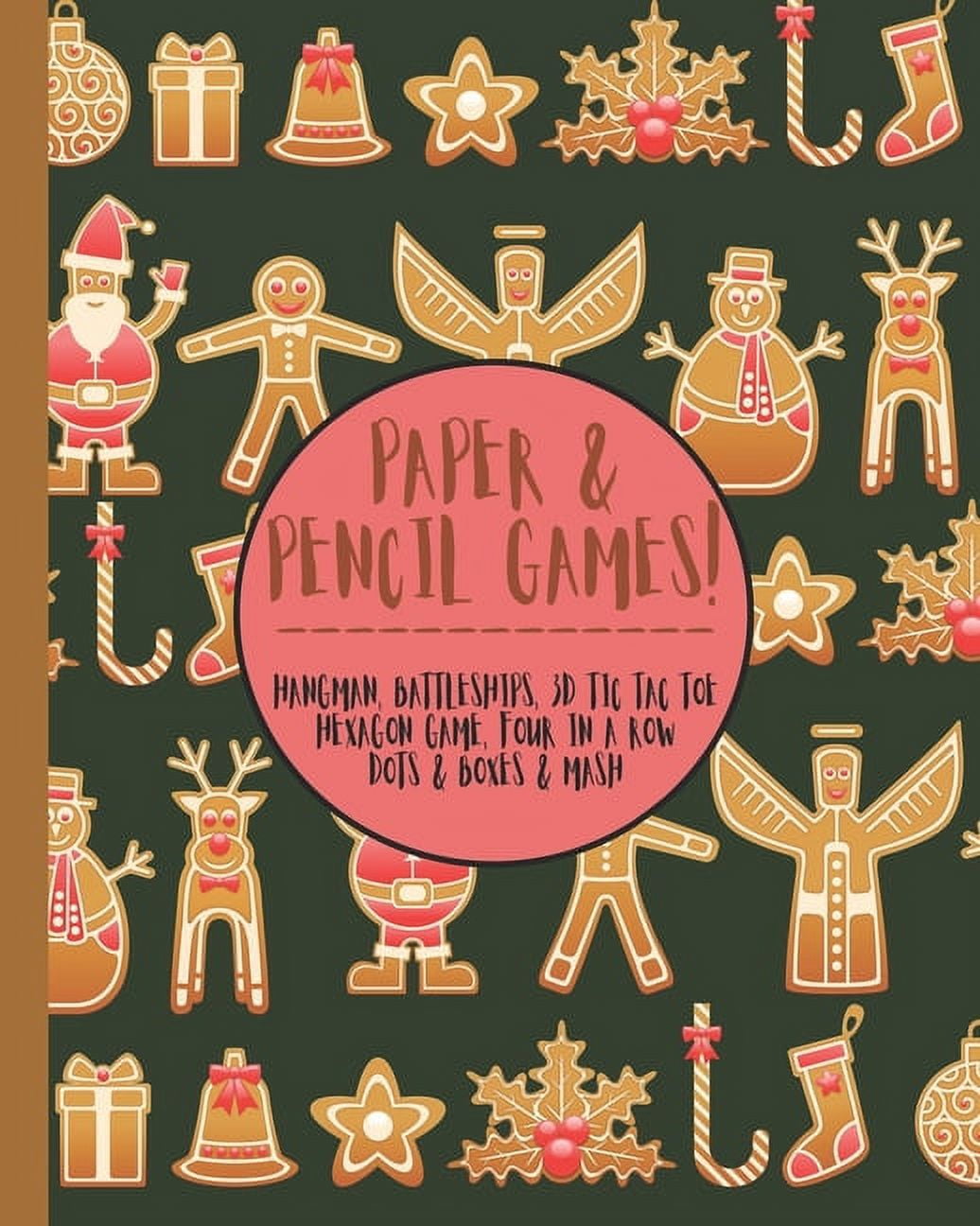 Paper & Pencil games!: Cute Christmas retro vintage santa gingerbread ...