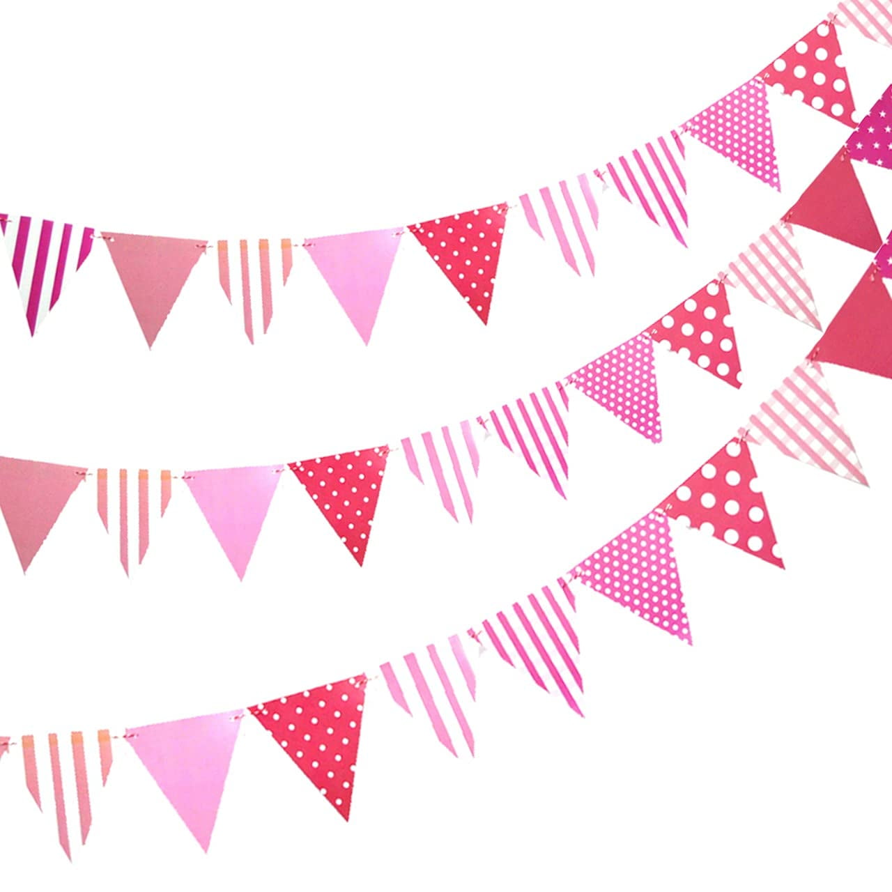 Paper Pennant Banners Bunting Flags For Kids Room, Play School ...
