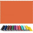 Paper Placemats - Disposable - Scalloped Edge (100, Orange) - Walmart.com