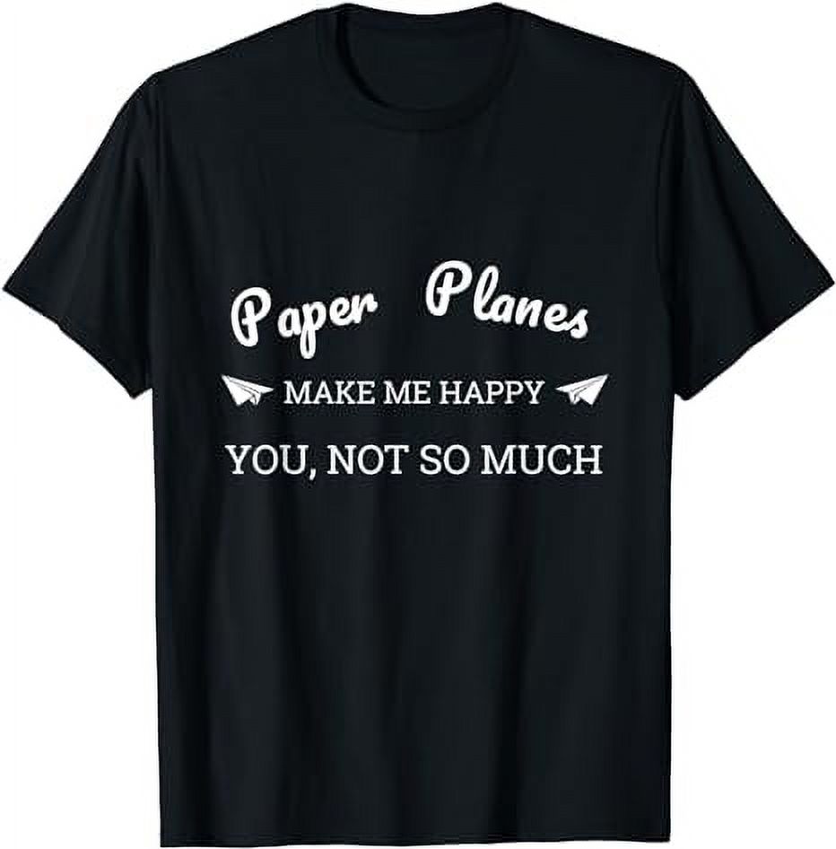 Paper Plane Origami Lover T-Shirt - Walmart.com