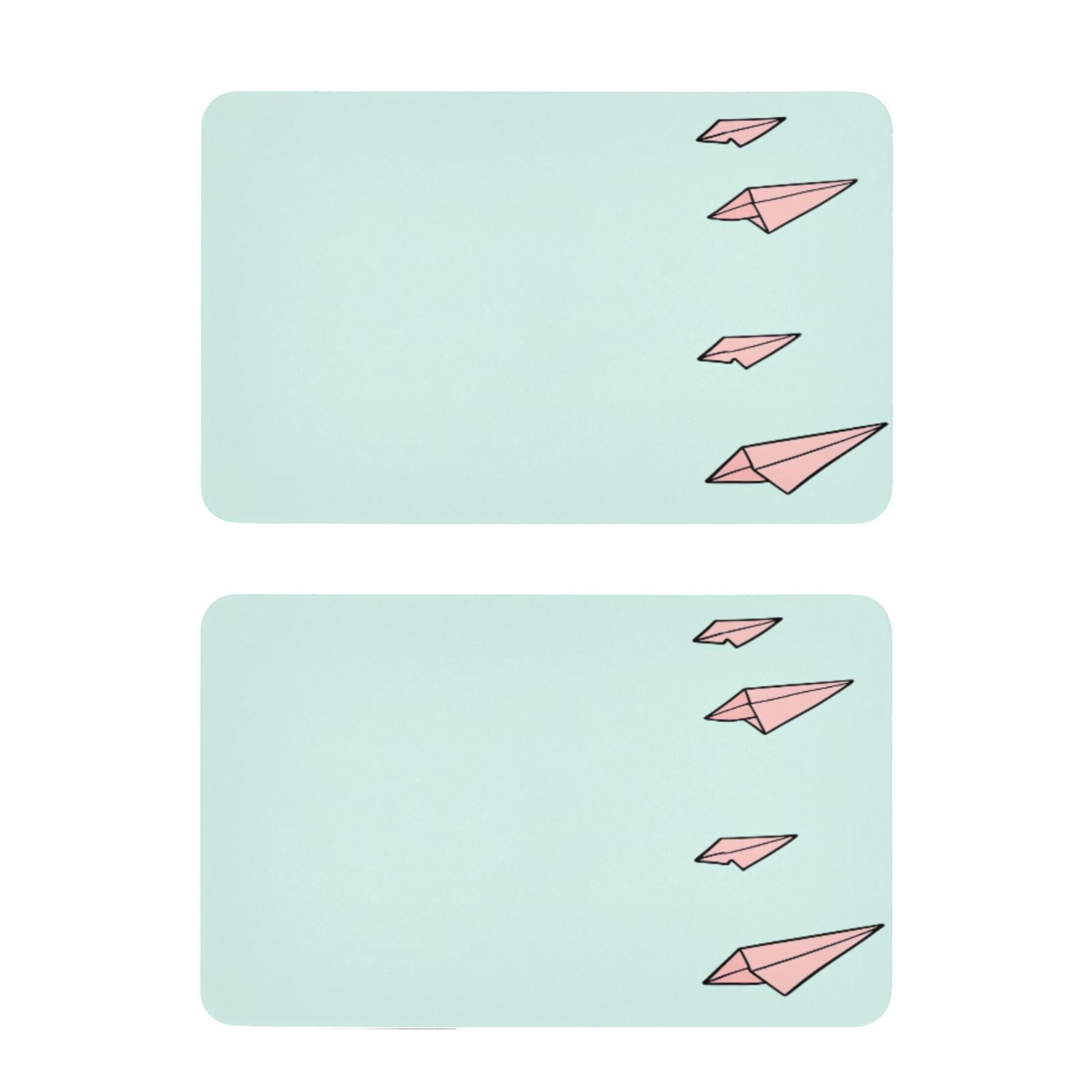 Paper Planes Pattern 2 Pack 4x2.5 Inch Magnetic Stickers Thick and ...