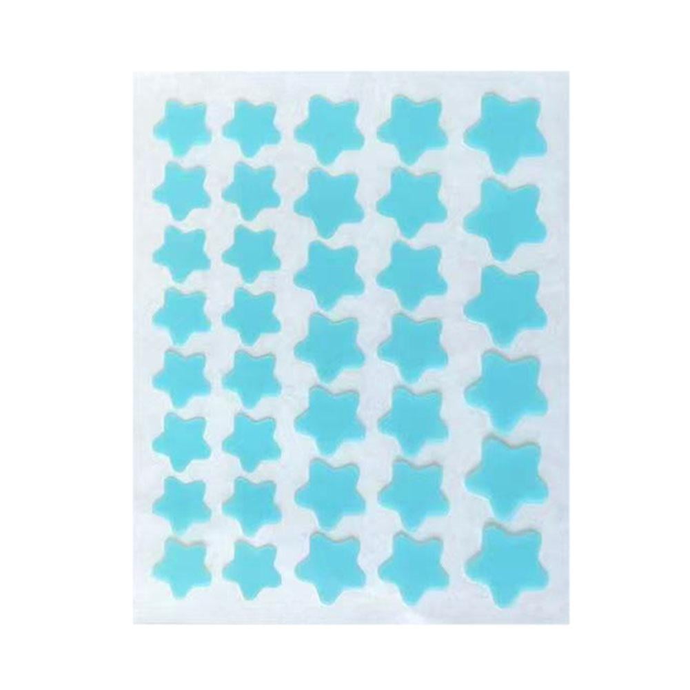 Paper Plastic Bag Star Blue Pe 36 Pcs Acne Patch Star Invisible Thin ...