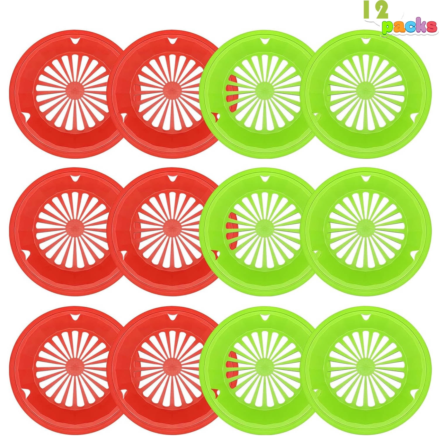 Paper Plate Holders Reusable 10 Inch Plastic W/Snap in Grooves, Holds 9 ...