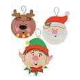 Fun Express Paper Plate Holiday Characters Craft Kit, Christmas ...