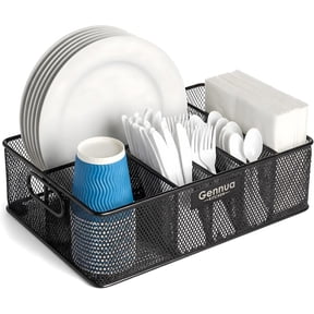 Shop Versatile Paper Plate and Utensil Caddies for Your Kitchen