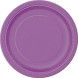 Paper Plates, 7 in, Purple, 20ct - Walmart.com