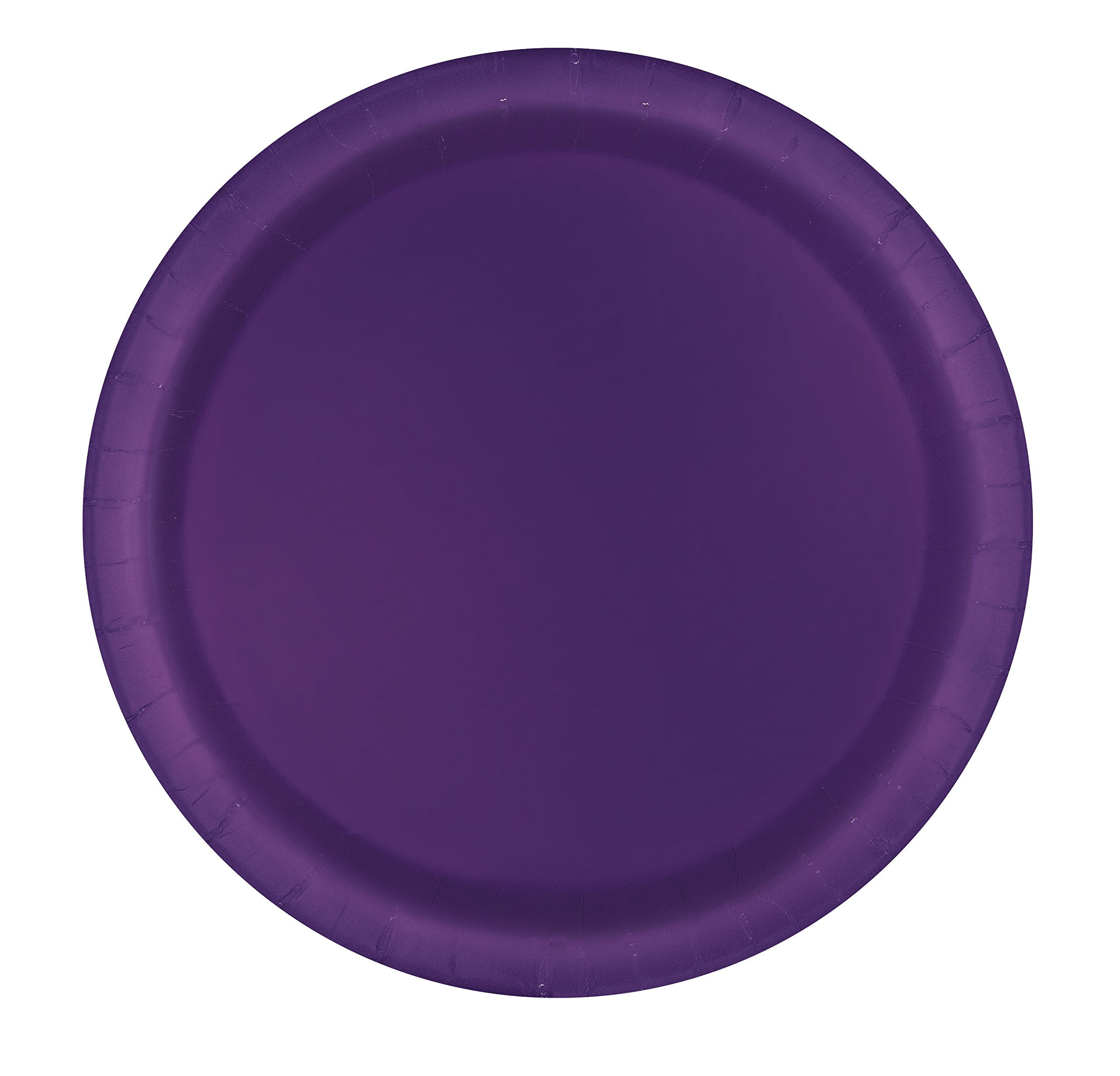 Paper Plates, 9 in, Dark Purple, 16ct - Walmart.com