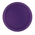 Paper Plates, 9 in, Dark Purple, 16ct - Walmart.com